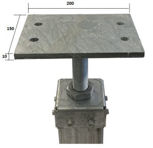 Adjustable House Stumps | StumpRite Steel House Stumps | BMSA